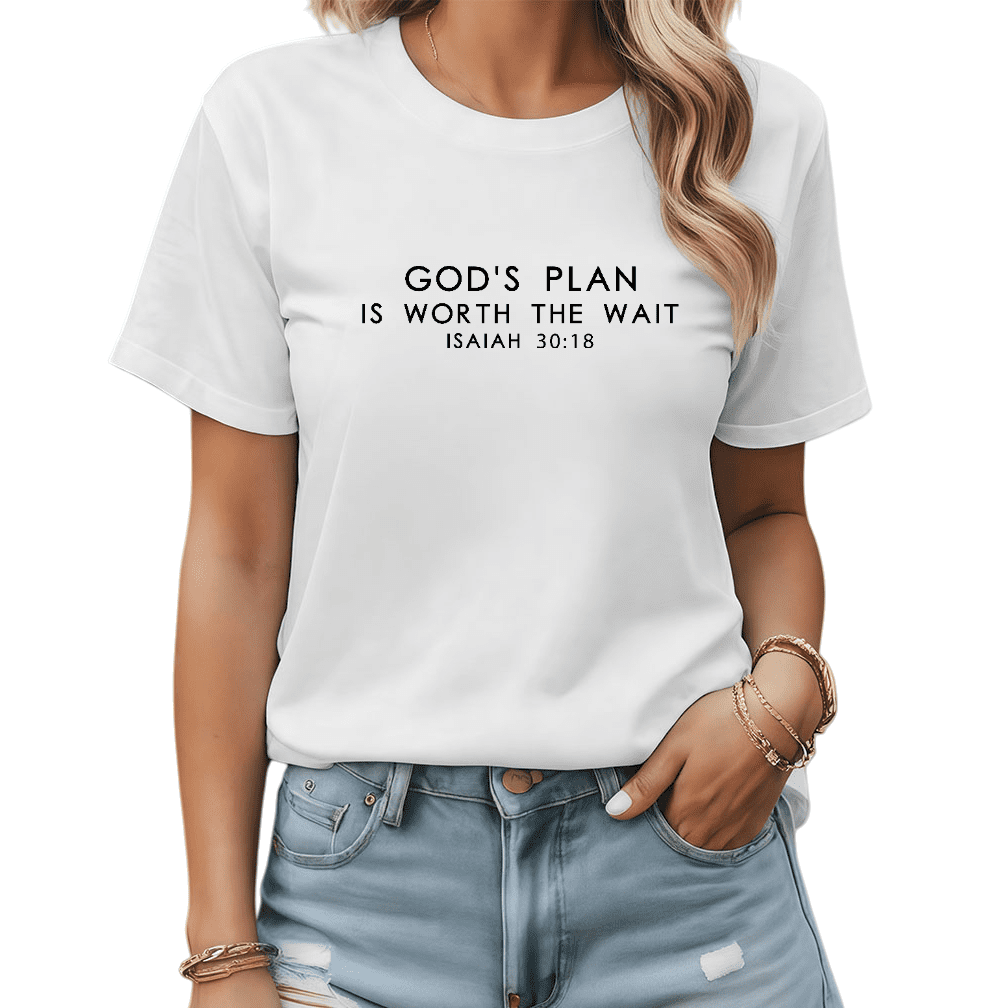 Daily Patience Focused Graphic Tees Single Sided Shirts Print Tshirt ...