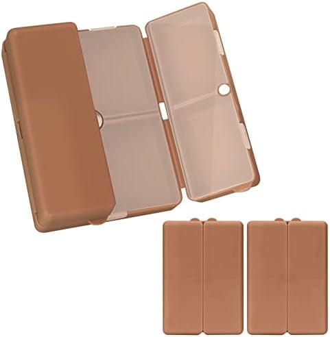 Daily Pill Organizer,2 Pcs 7 Compartments Portable Pill Case Travel ...