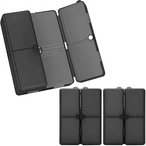 Daily Pill Organizer,2 Pcs 7 Compartments Portable Pill Case Travel ...