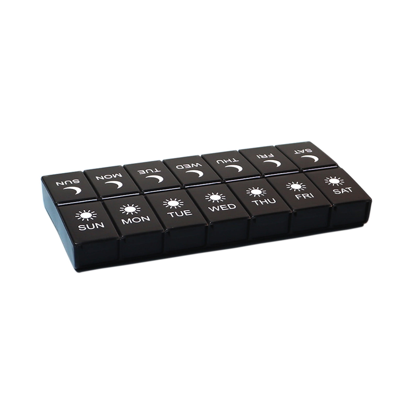 Daily Pill Organizer 2 Times a Day, Extra 7 Day Pill Box Am Pm, Weekly ...