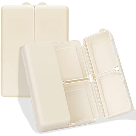 Daily Pill Organizer,7 Compartments Portable Case [Folding Design ...