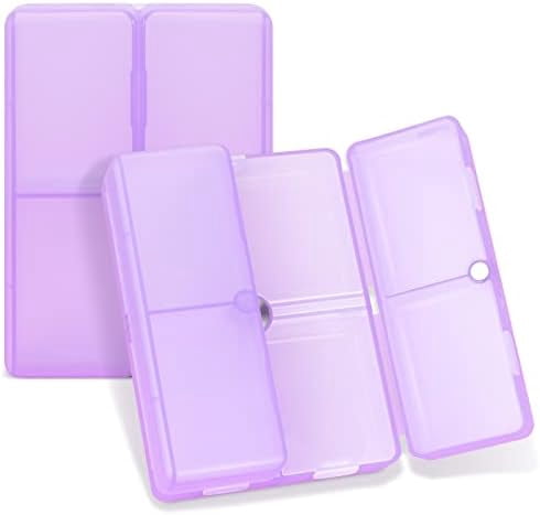 Daily Pill Organizer, 7 Compartments Portable Pill Case Travel Pill ...
