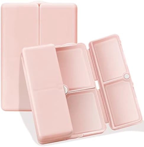 Daily Pill Organizer, 7 Compartments Portable Pill Case Travel Pill ...