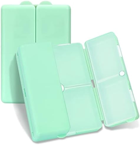 Daily Pill Organizer,7 Compartments Portable Pill Case Travel Pill ...