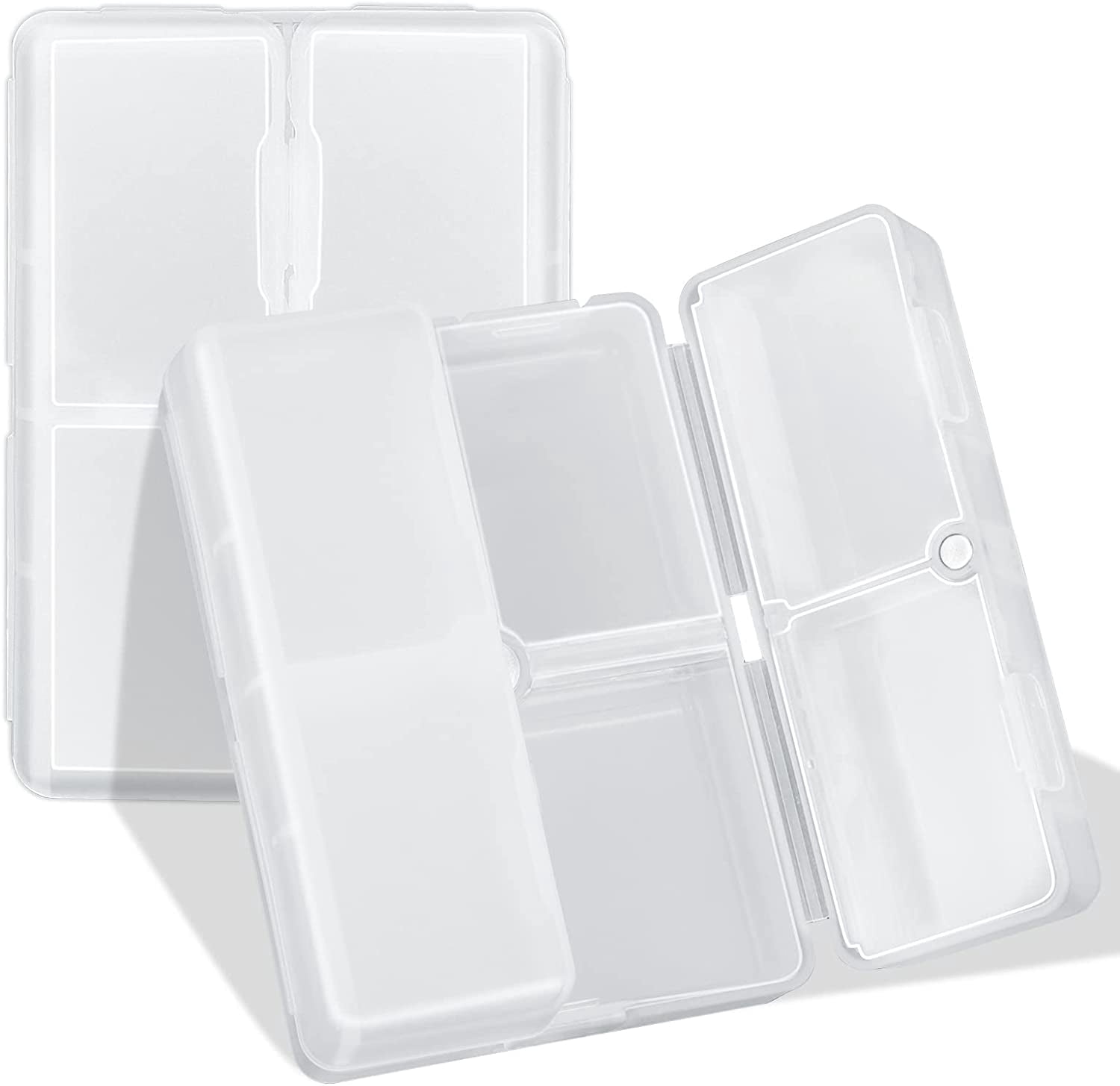 Daily Pill Organizer, 7 Compartments Portable Pill Case Travel Pill ...
