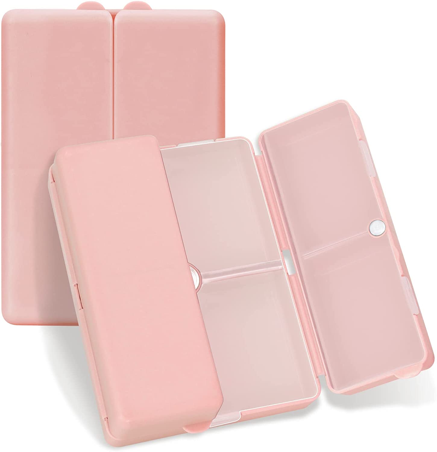 Daily Pill Organizer,7 Compartments Portable Travel Pill Case [Folding ...