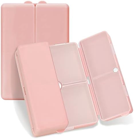 Daily Pill Organizer,7 Compartments Portable Travel Pill Case [Folding ...