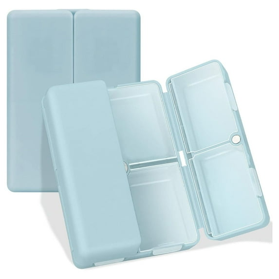 Daily Pill Organizer, 7 Compartments Portable Travel Pill Case ...