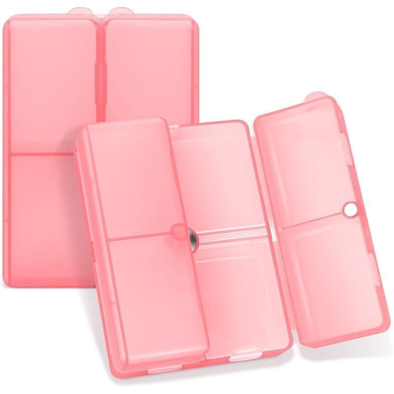 Daily Pill Organizer, 7 Compartments Portable Travel Pill Case ...