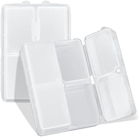 Daily Pill Organizer/ Case, 7 Compartments Portable, [Folding Design ...