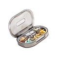 Daily Pills Box Organizers 6 Compartment Design With Secure Closure ...