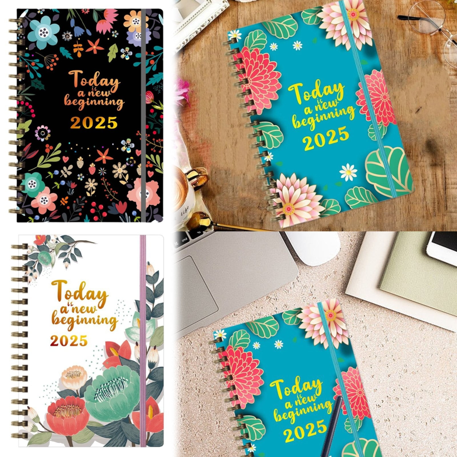 Daily Planner 2025-2026, Weekly & Monthly Planner from Jan 2 2025 2026 ...