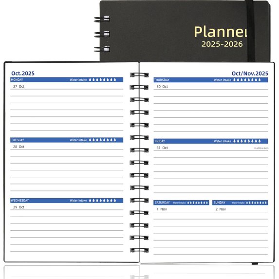 Daily Planner 2025-2026, Weekly & Monthly Planner from Jul 2025-Dec ...