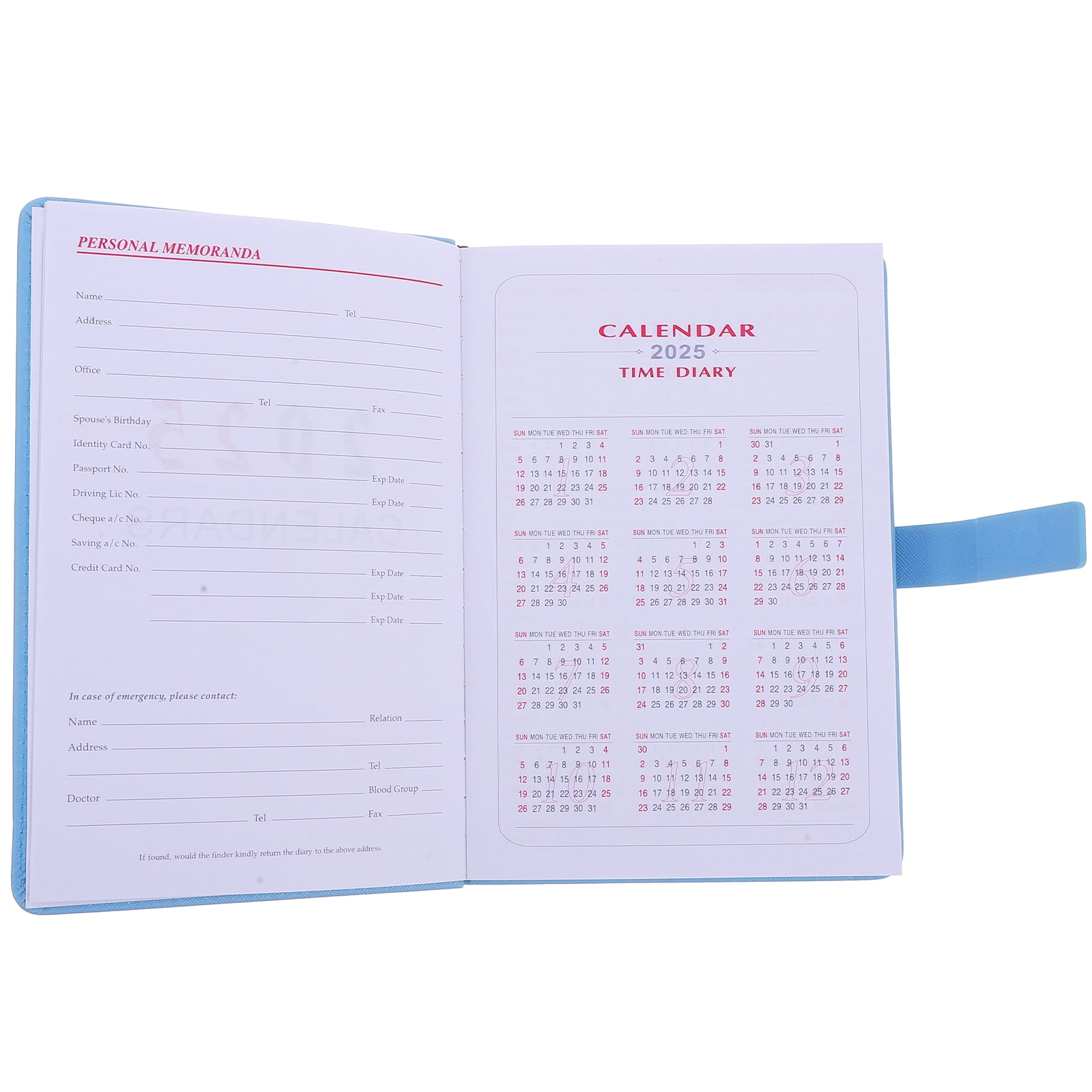 Daily Planner 2025 Weekly Monthly Planner English Month Day Planner ...