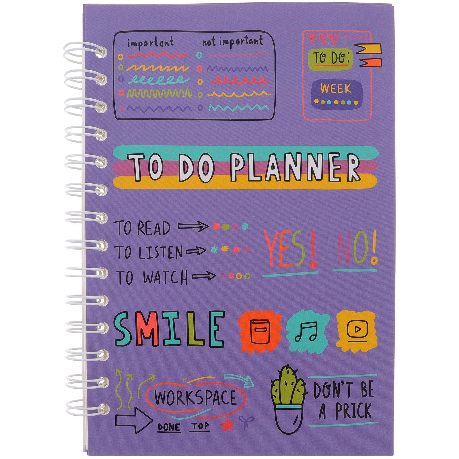 Daily Planner English Daily Planner Schedule Notebook Portable Notebook ...
