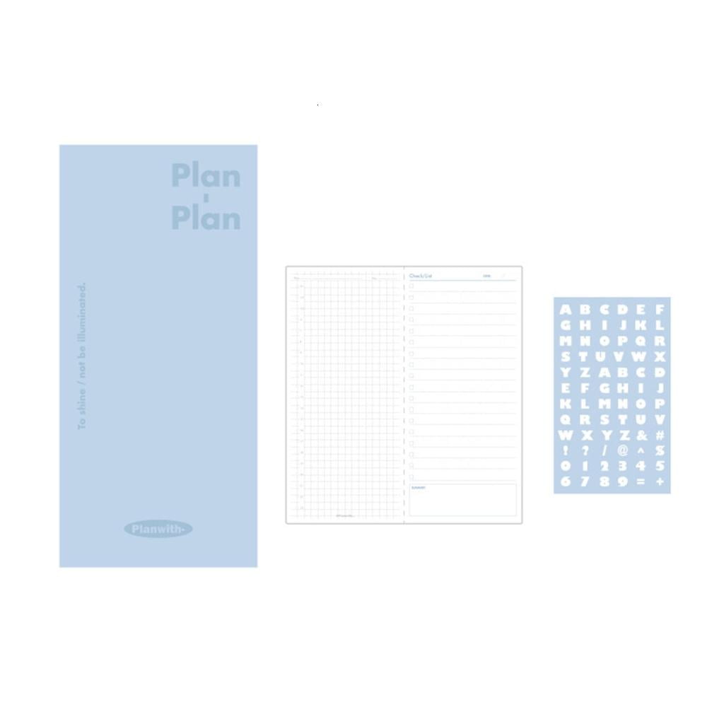 Daily Planner Memo Book Hardcover Notebooks Lined Pages For School Home ...