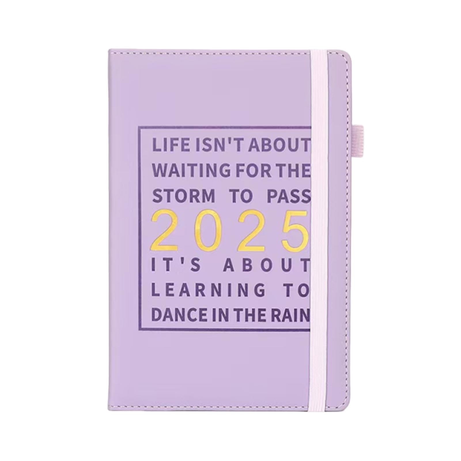 Daily Planner Notebook, English Calendar with Spiral Binding, Work Life ...