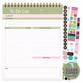 Daily Planner Notepad 8.5” x 10.6” with Clear Protective Cover & 205 ...