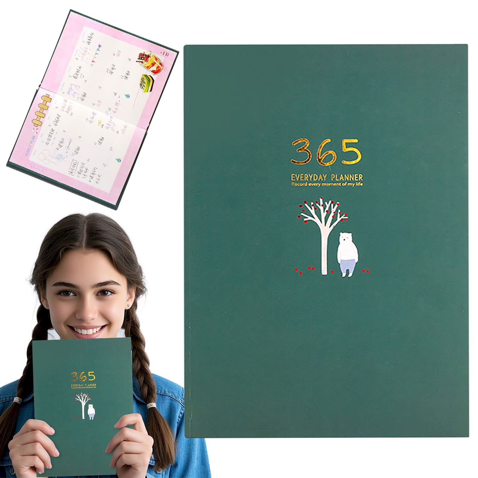 Daily Planner Notepad - A5 Calendar, Scheduler, Organizer with Priority, To Do List ...