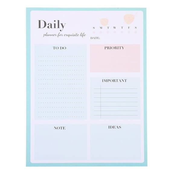 Daily Planner To Do List Planner Tearable Note Pad Office Planner ...