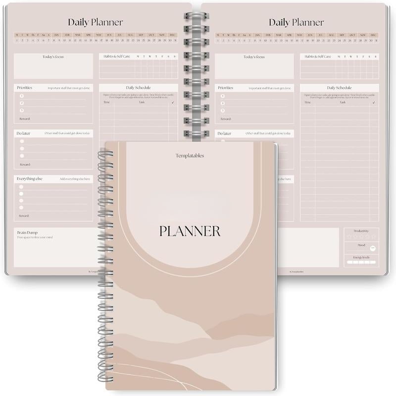 Daily Planner - Productivity Daily Planner & Task Management to Stay ...