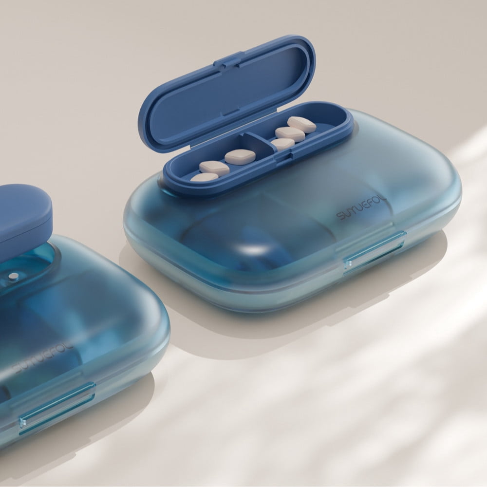 Daily Portable Mini Pill Box 3 Times a Day Medicine Organizer Portable ...