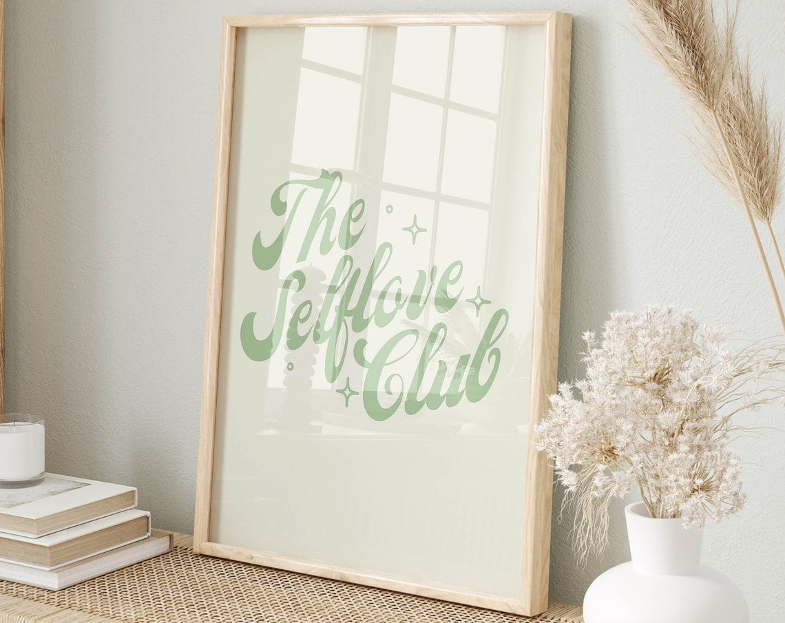 Daily Positive Affirmation Quote Inspirational Typography Print, Sage ...