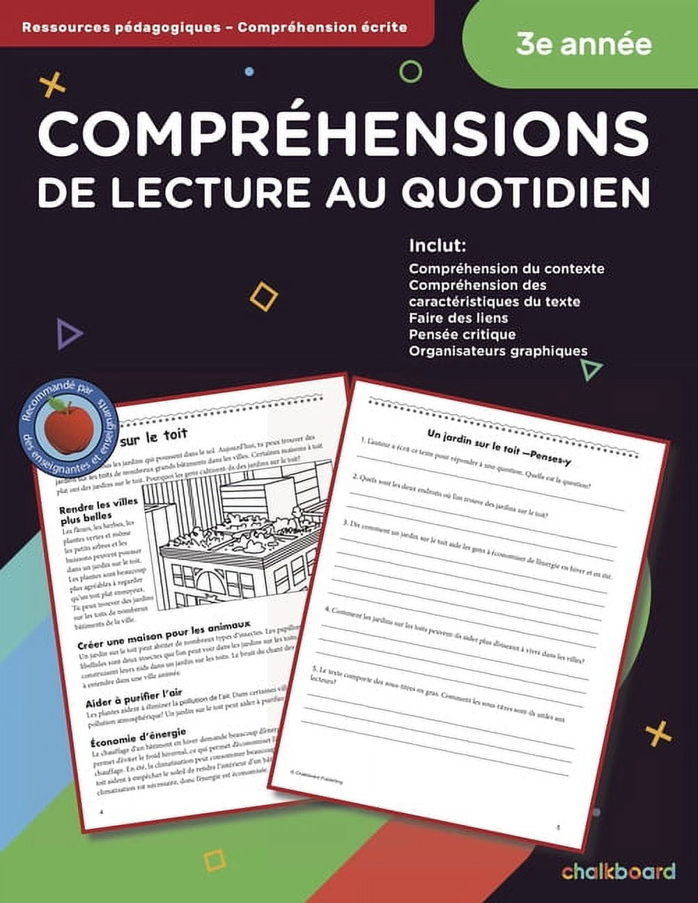 Daily Reading Comprehension Canadian French Daily Reading Comprehension ...