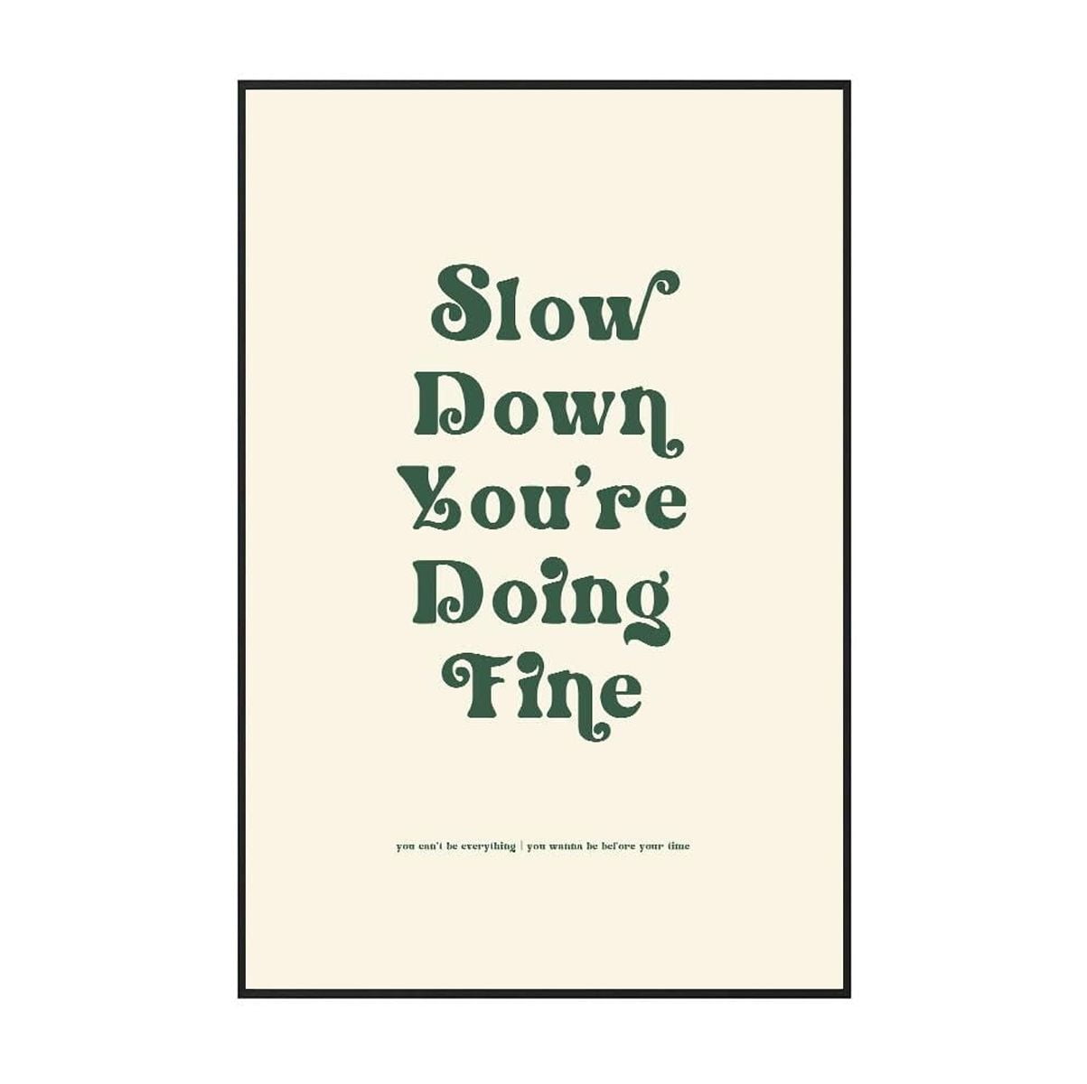 Daily Reminder Green Positive Affirmations Wall Decor Posters for Room ...