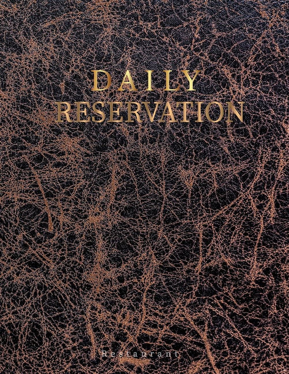 Daily Restaurant Reservation: for Restaurant Customer record tracking ...