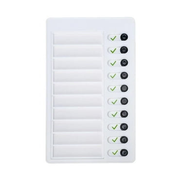 Daily Routine Chart Plastic Visual Schedule Board For Kids Toddler Time ...