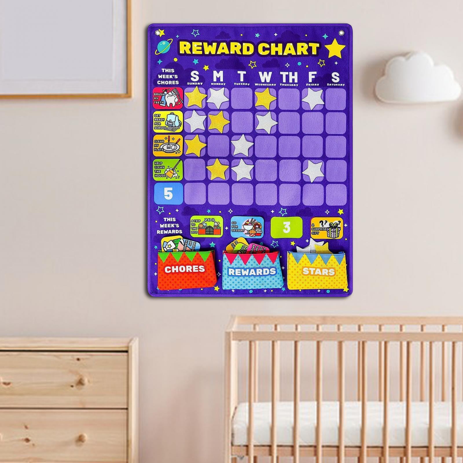 Daily Routine Good Behavior Charts Toddlers Chore Chart Educational Toy ...