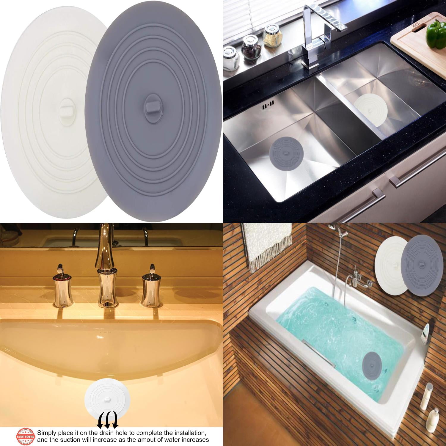 Daily Routine with These Versatile Large Silicone Flat Suction Tub ...