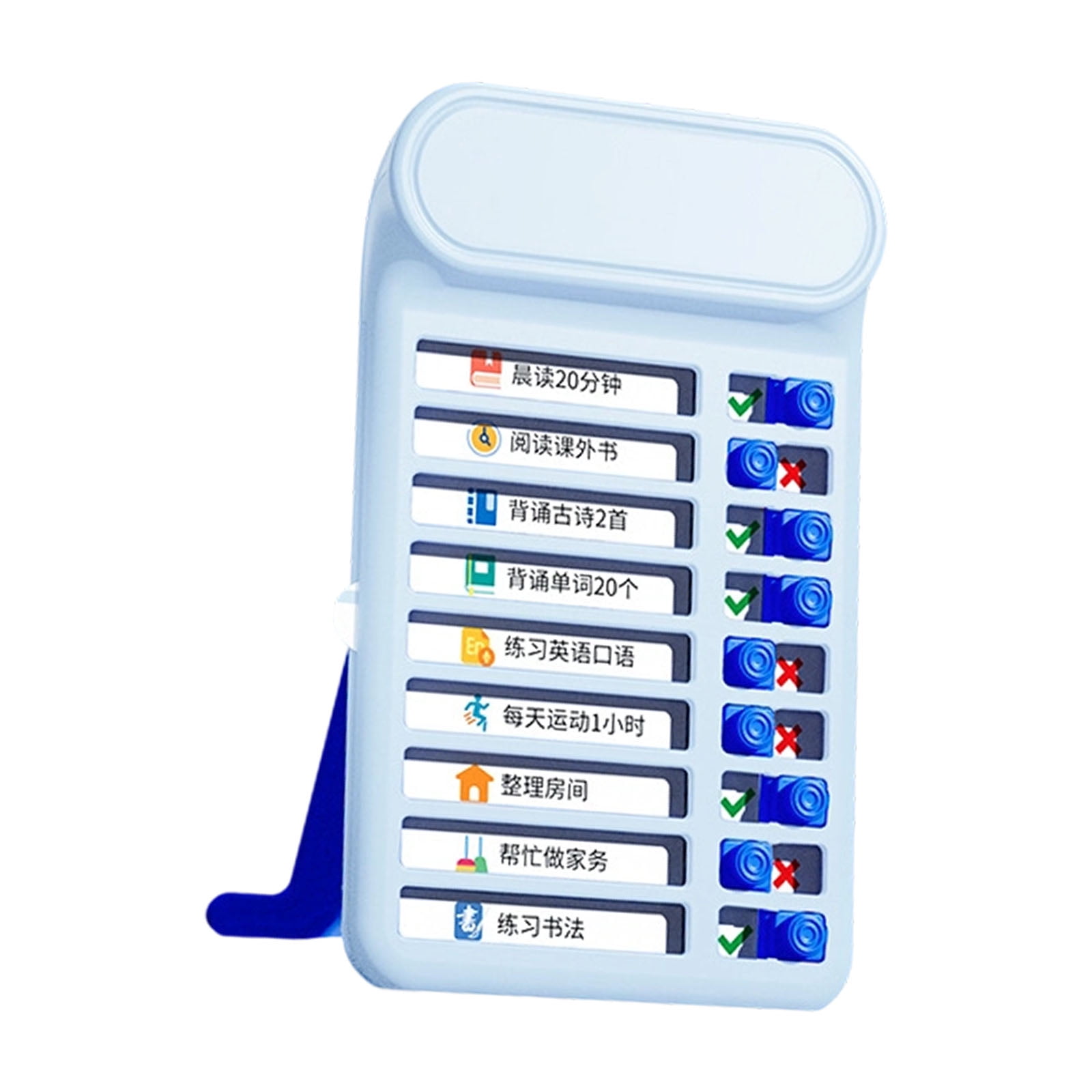 Daily Routines Chart for Kids Time Management Board 7.5x12.5cm Plastic ...