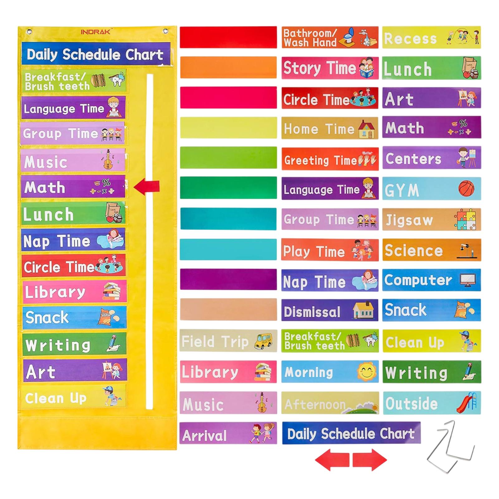 Daily Schedule Chart | Moving Arrows Indicates Daily Schedule Chart ...