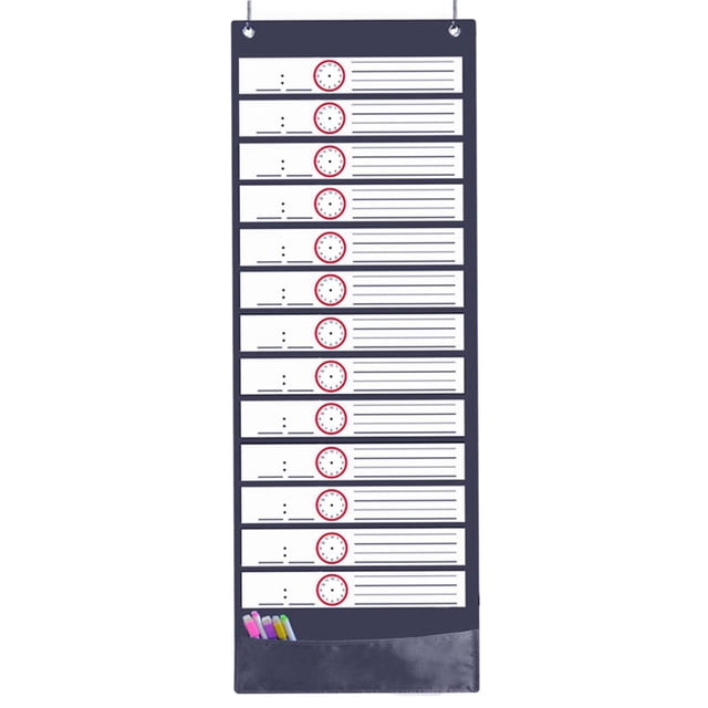 Daily Schedule Chart Over Door Mounted Wall Hanging - Walmart Business ...