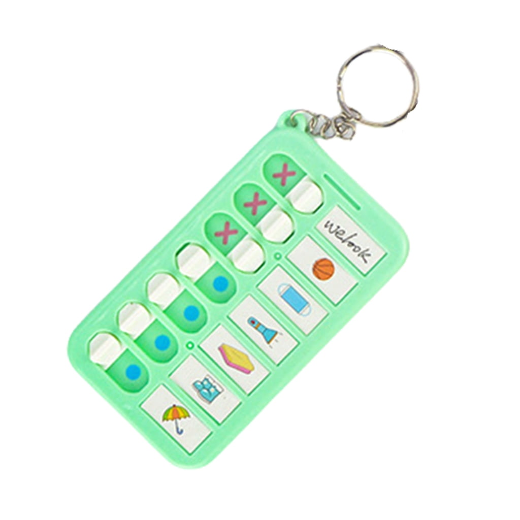 Daily Schedule Keyring Chore Chart Keychains Daily Plan Board Keychain ...