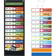 Scholastic Daily Schedule Pocket Chart Add On Cards, 24 Cards - Walmart.com