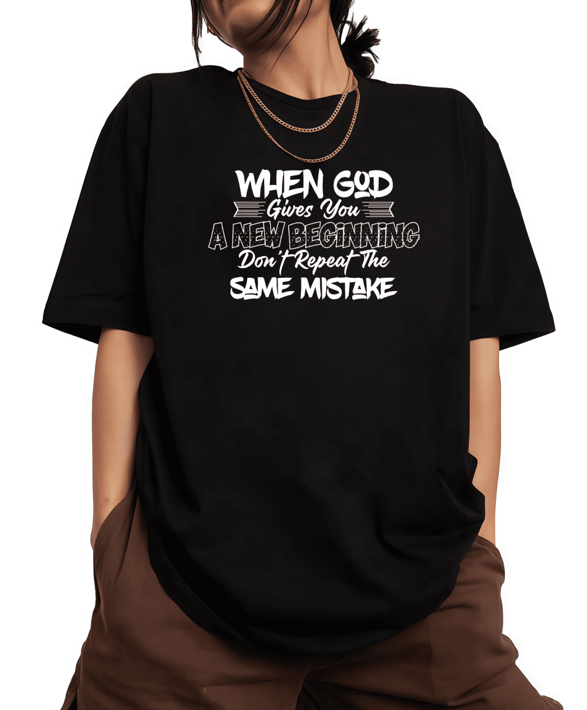 Daily Self Reflection Graphic Tees Single Sided Shirts Print Tshirt ...