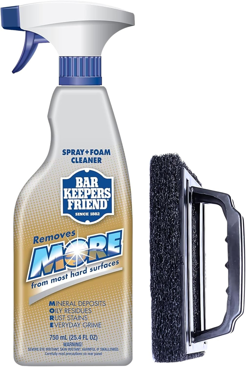 Daily Shower Spray Kit with 2 Items, Hard Water Spray Foam Cleaner with ...