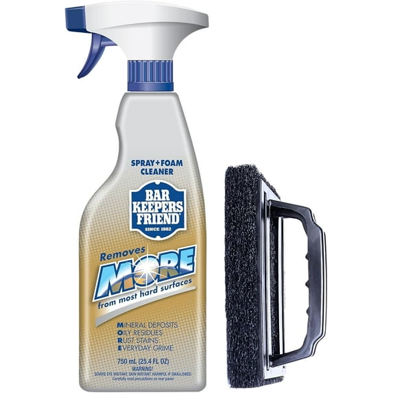 Daily Shower Spray Kit with 2 Items, Hard Water Spray Foam Cleaner with ...