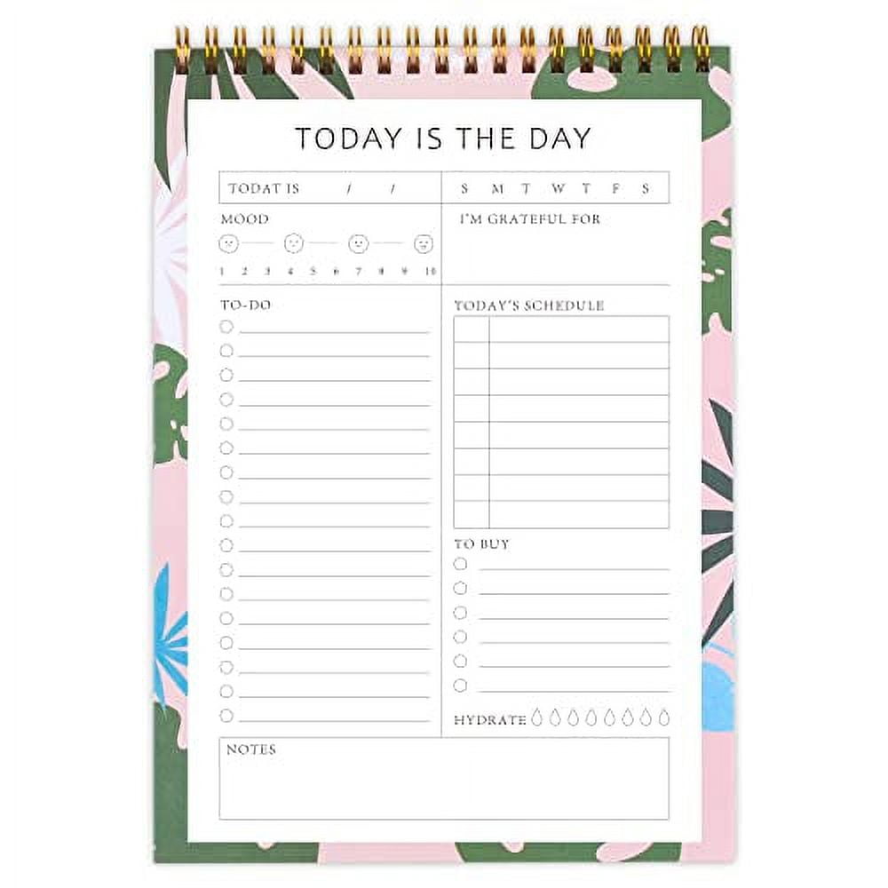 Daily TO DO List Notepad - Undated Day Planner Notepad Bohemin ...