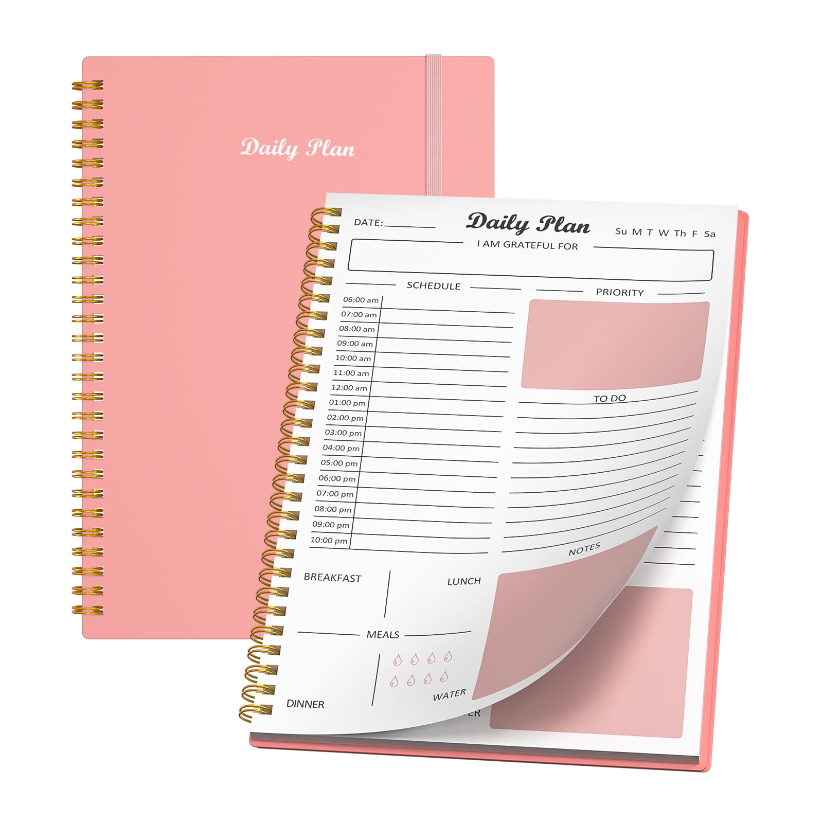 Daily To Do List Planner Notebook, 7.2"x10" Daily Planner- 52 Sheets ...