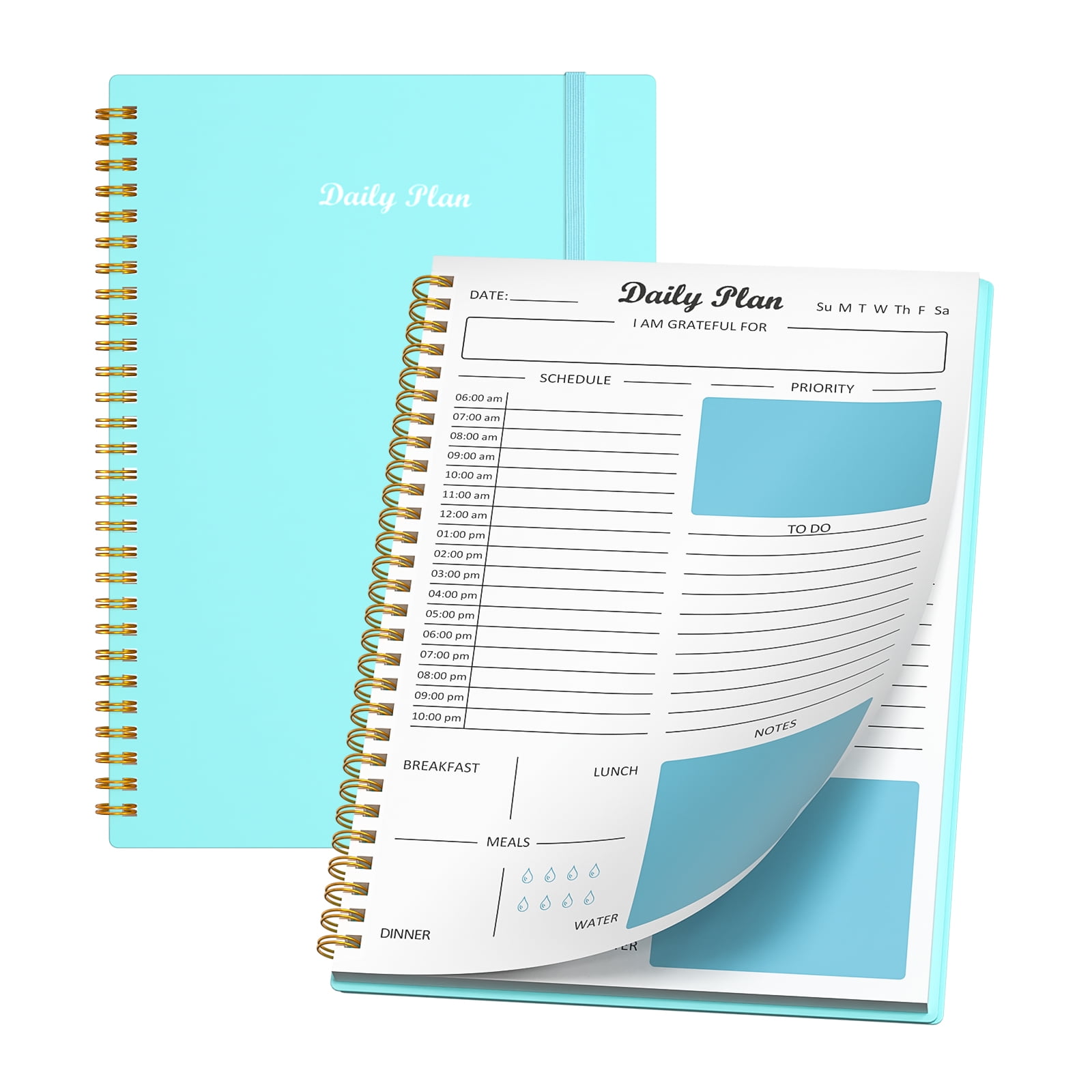 Daily To Do List Planner Notebook, 7.2"x10" Daily Planner- 52 Sheets ...