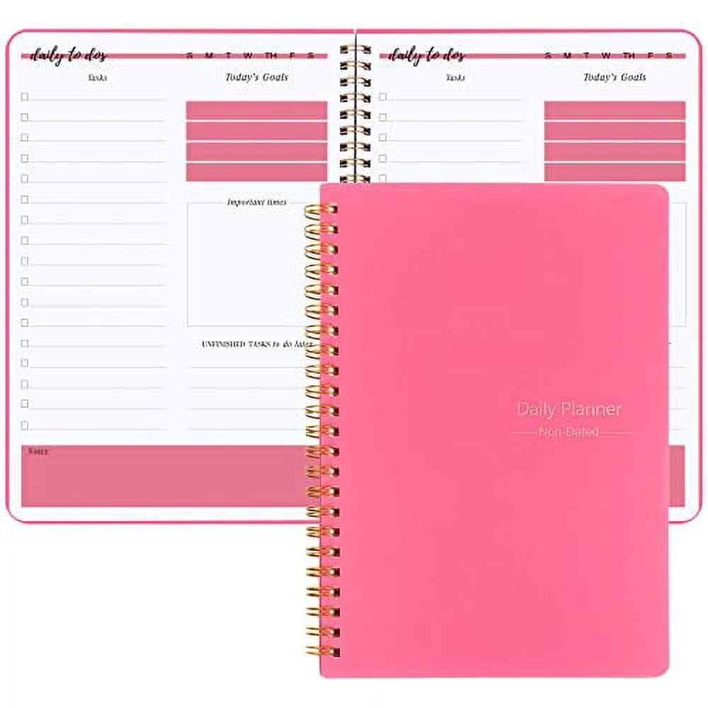 Daily To Do List Planner - Today's Goals Planner with 52 Sheets, Task ...