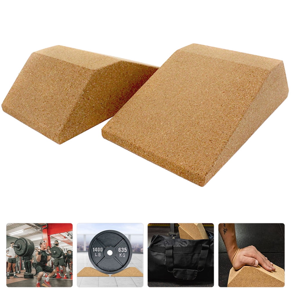 1 Pair of Calf Stretchers Wear resistant Blocks Convenient Squat Ramps ...