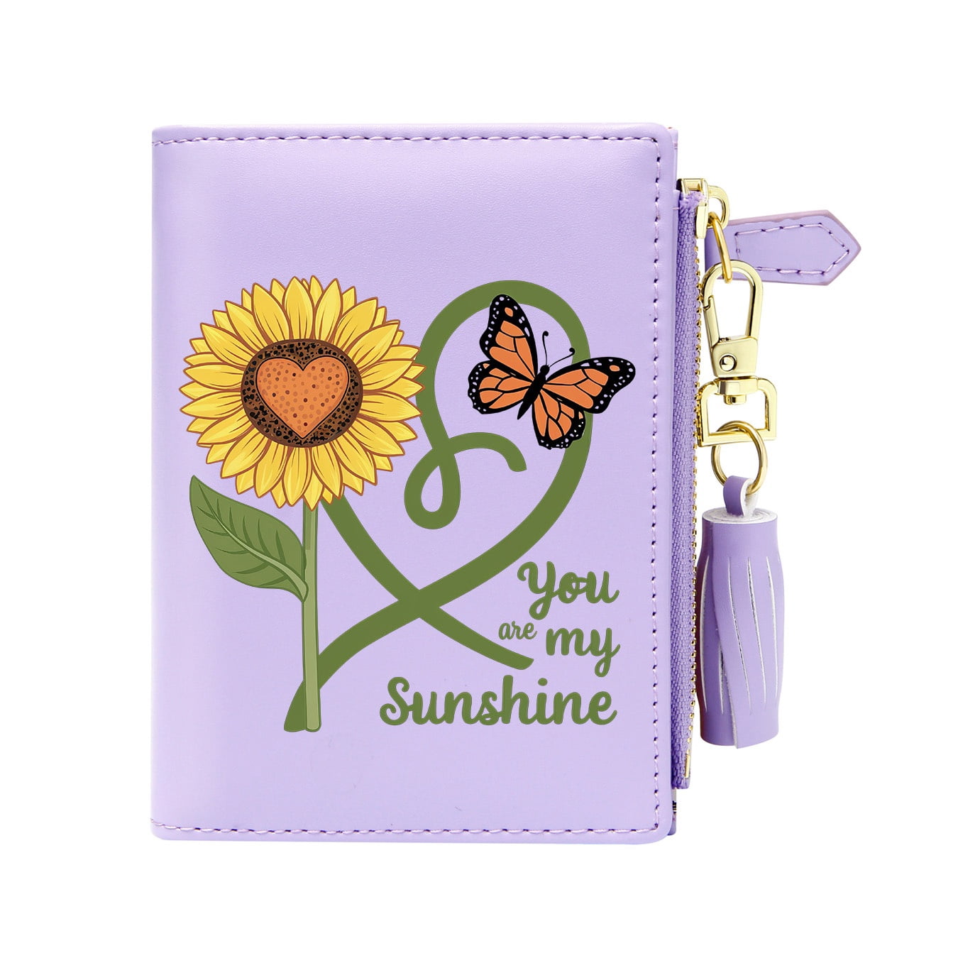 Daily Use Women Card Holder Wallet Cute Print Purse PU Leather ...