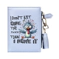 Daily Use Women Card Holder Wallet Leaf Print Card Holder Wallet ...