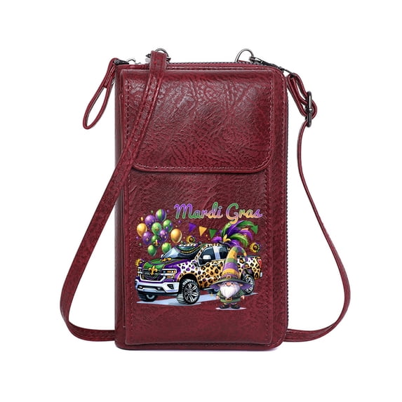 Daily Use Women Messenger Bag Classic Pattern Small Crossbody PU ...