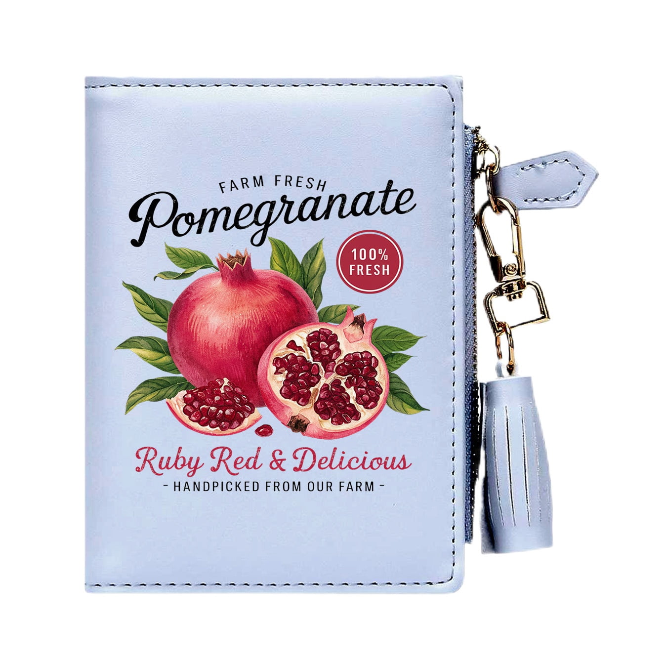 Daily Use Women Purse Fashion Print Short Wallet Soft PU Leather ...
